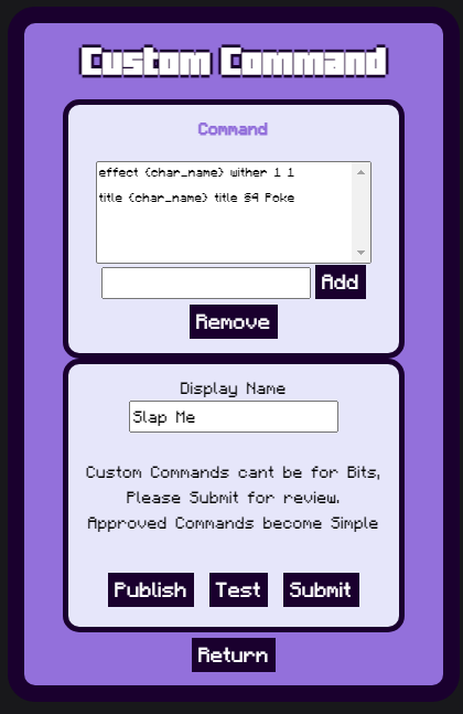 Bedrock Spawns Config - Hatter's Place